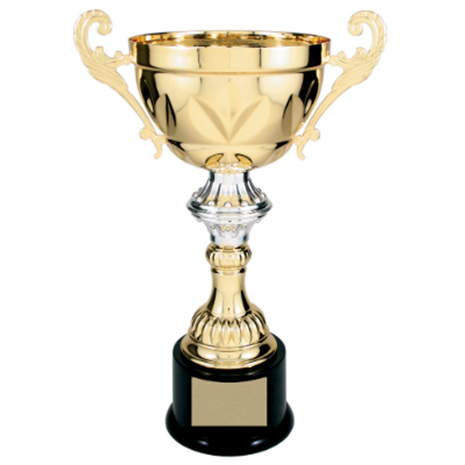 14 1/2" Gold Completed Metal Cup Trophy on Plastic Base | Viking Awards ...